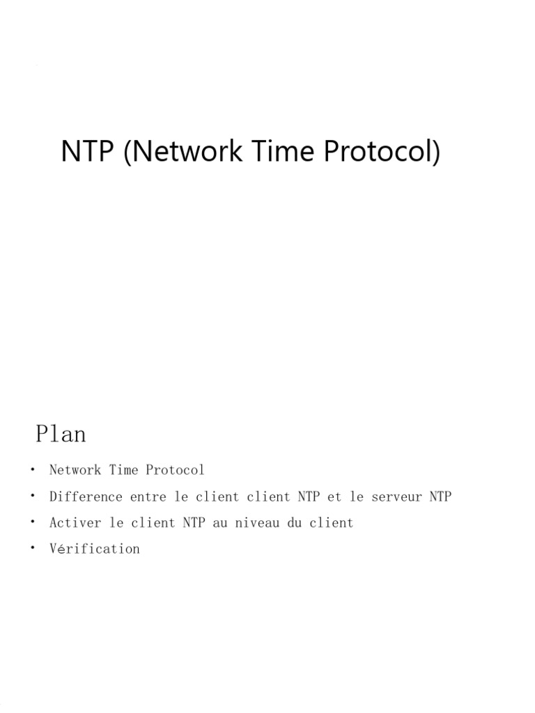 NTP Cisco | PDF | Ordinateurs