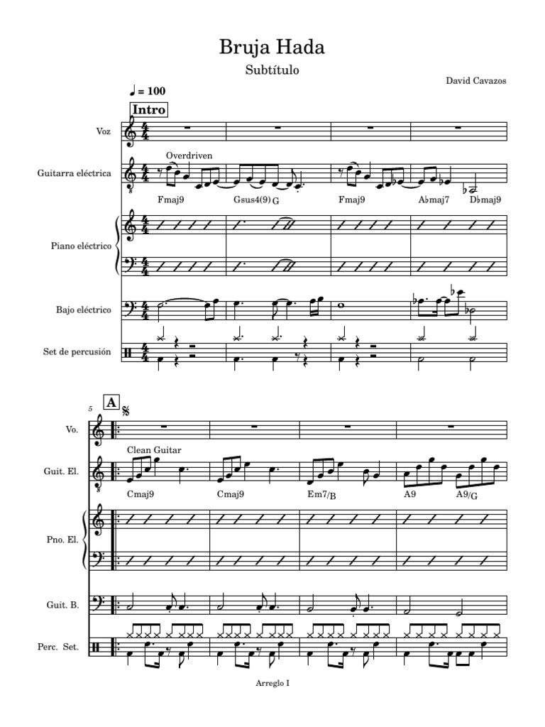Bruja Hada partitura | PDF