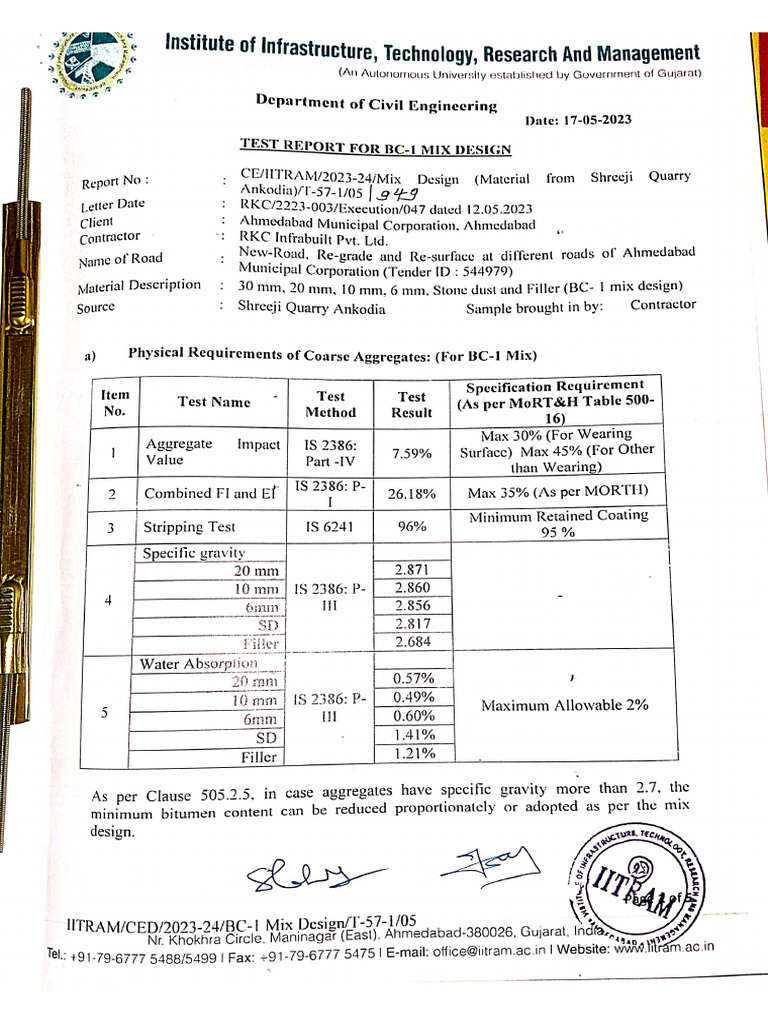 Mix Design PDF | PDF