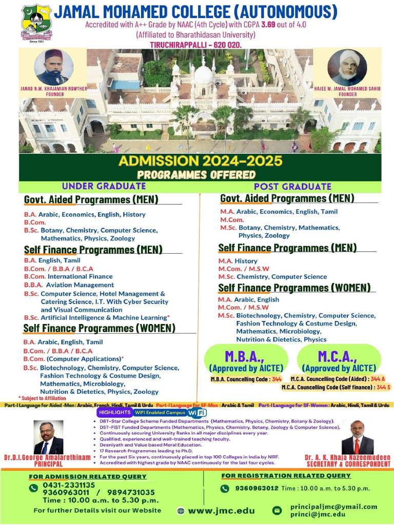 Programmes Offered 2024 2025 | PDF