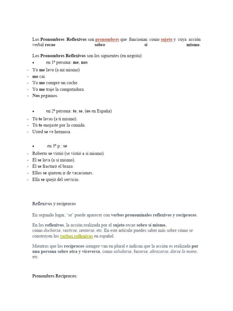Se Impersonal | PDF | Verbo | Asunto (gramática)