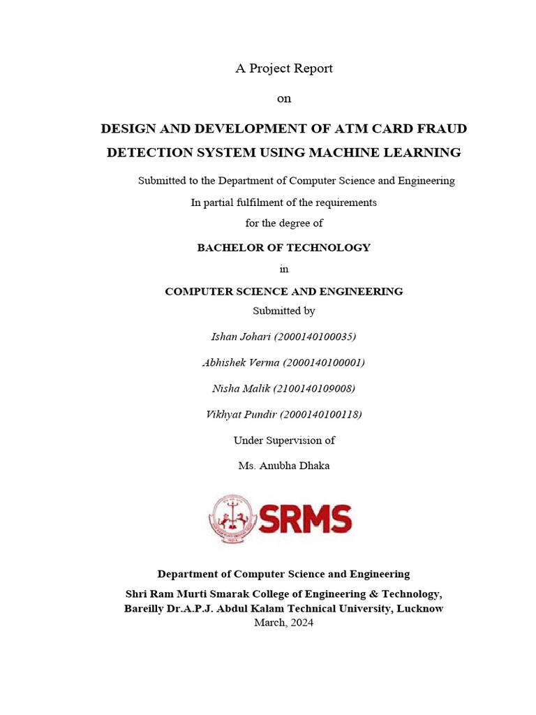 Ishan Report Final | Download Free PDF | Machine Learning | Artificial Neural Network