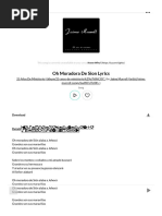 Letra de Oh Moradora de Sion de Jaime Murrell - MUSICA | PDF