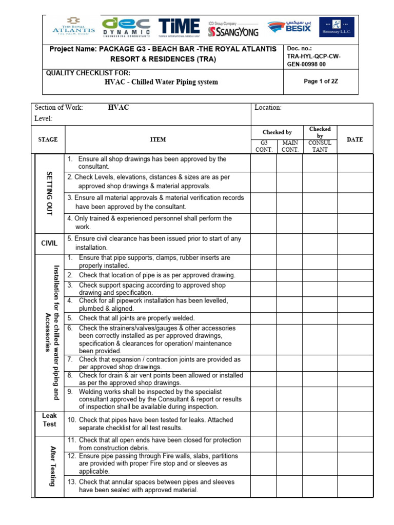 TRA-HYL-QCP-CW-GEN-00031 00 Chilled Water Pipes | Download Free PDF | Pipe (Fluid Conveyance ...