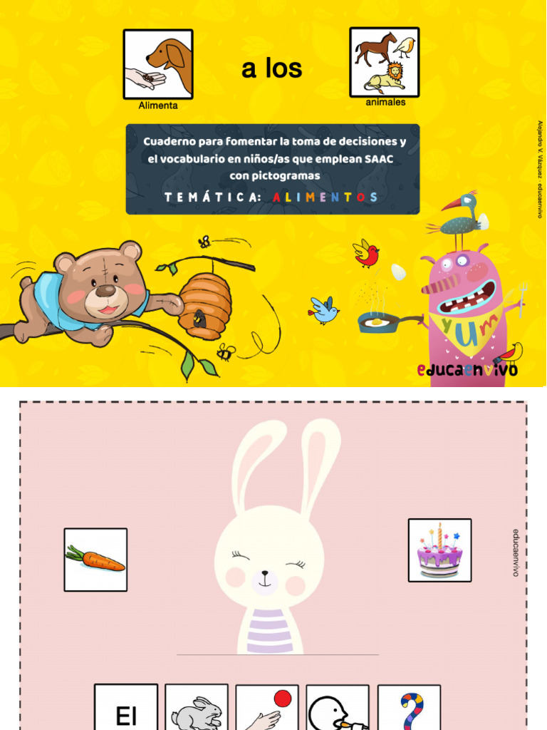 Alimenta a los animales - Educaenvivo | PDF