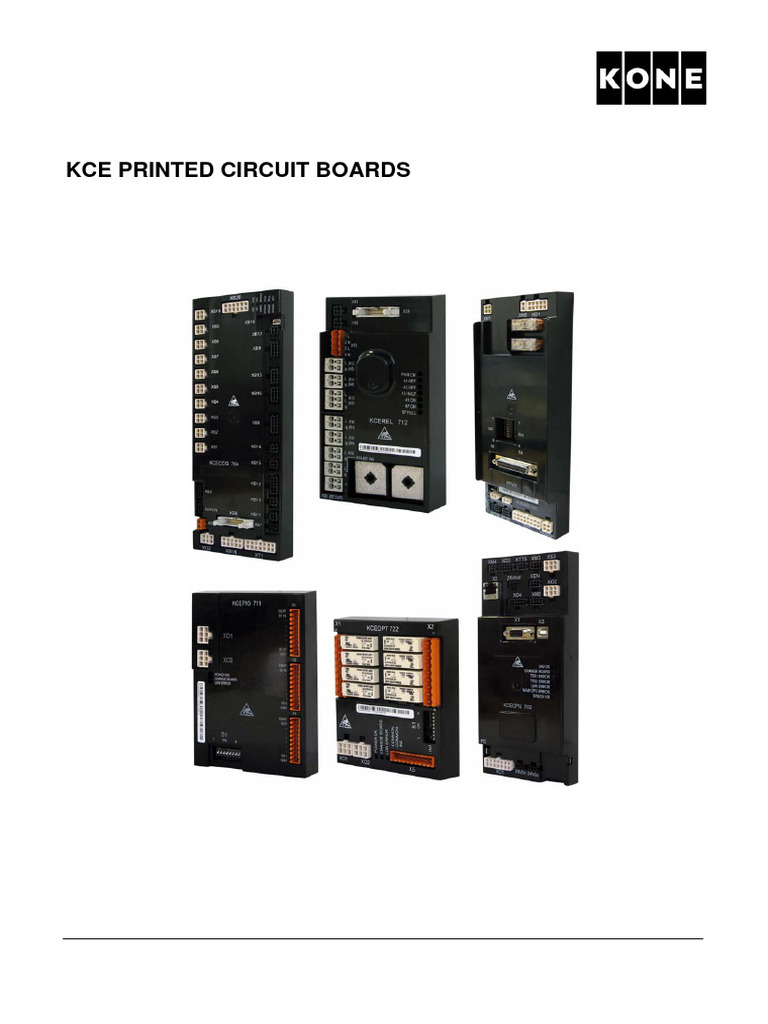 KONE KCE Printed Circuit Boards Guide | PDF | International ...