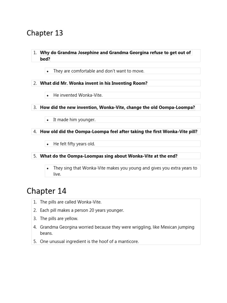 Chapter 13-20 Answers | PDF
