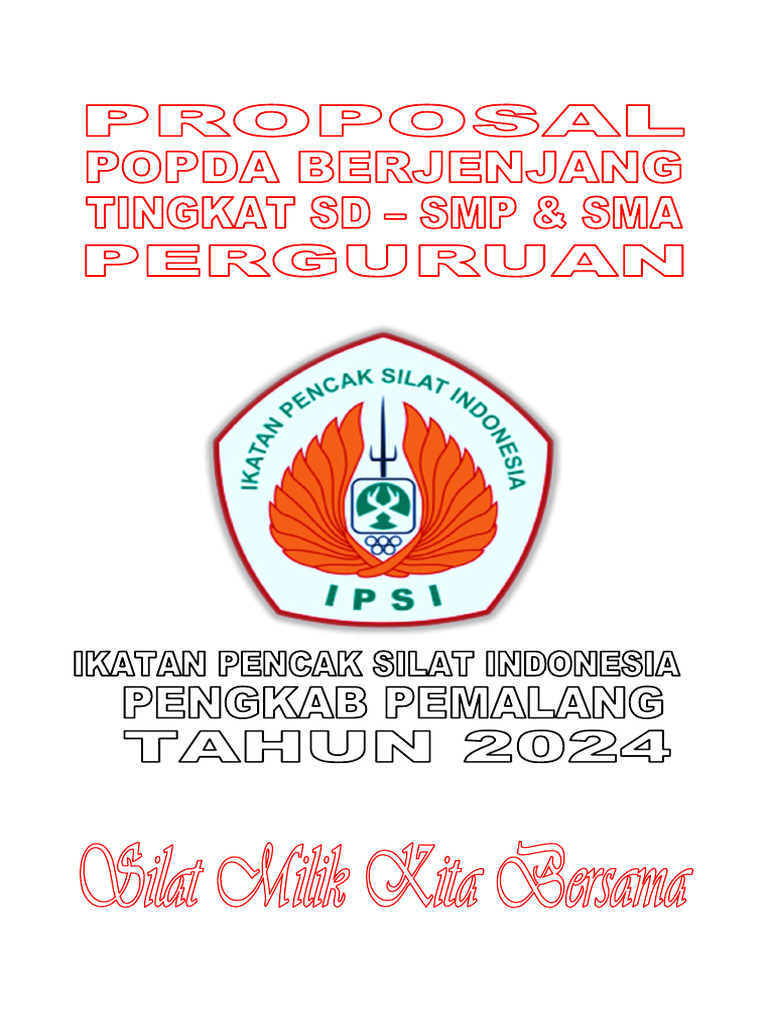 Proposal POPDA Berjenjang Tingkat Perguruan | PDF
