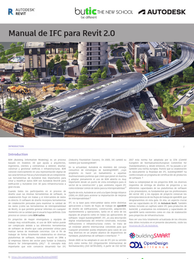 Manual de IFC Open BIM para Autodesk Revit | PDF | Autodesk Revit | Software