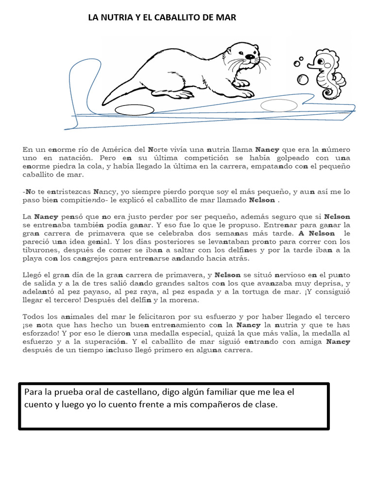 Lectura Nancy La Nutria 2024 | PDF