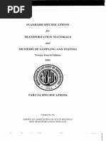 AASHTO Materials Standards - 41st Edition, 2021, Part 1 (M and R) | PDF
