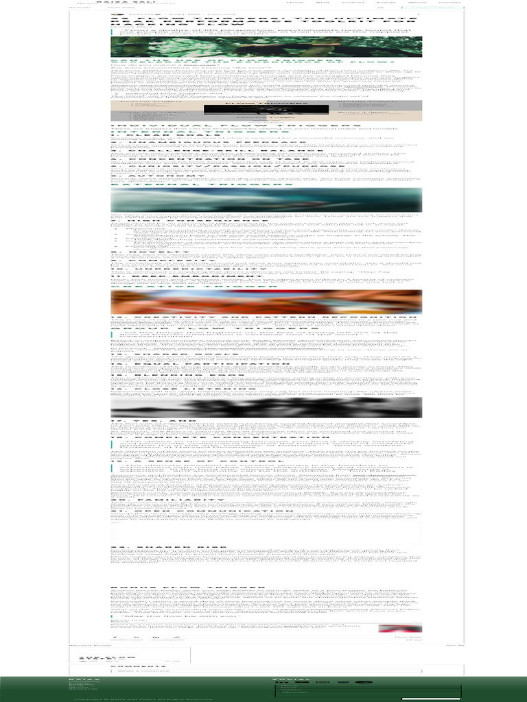 22 Flow Triggers The Ultimate Peak Performance Toolkit For Hacking