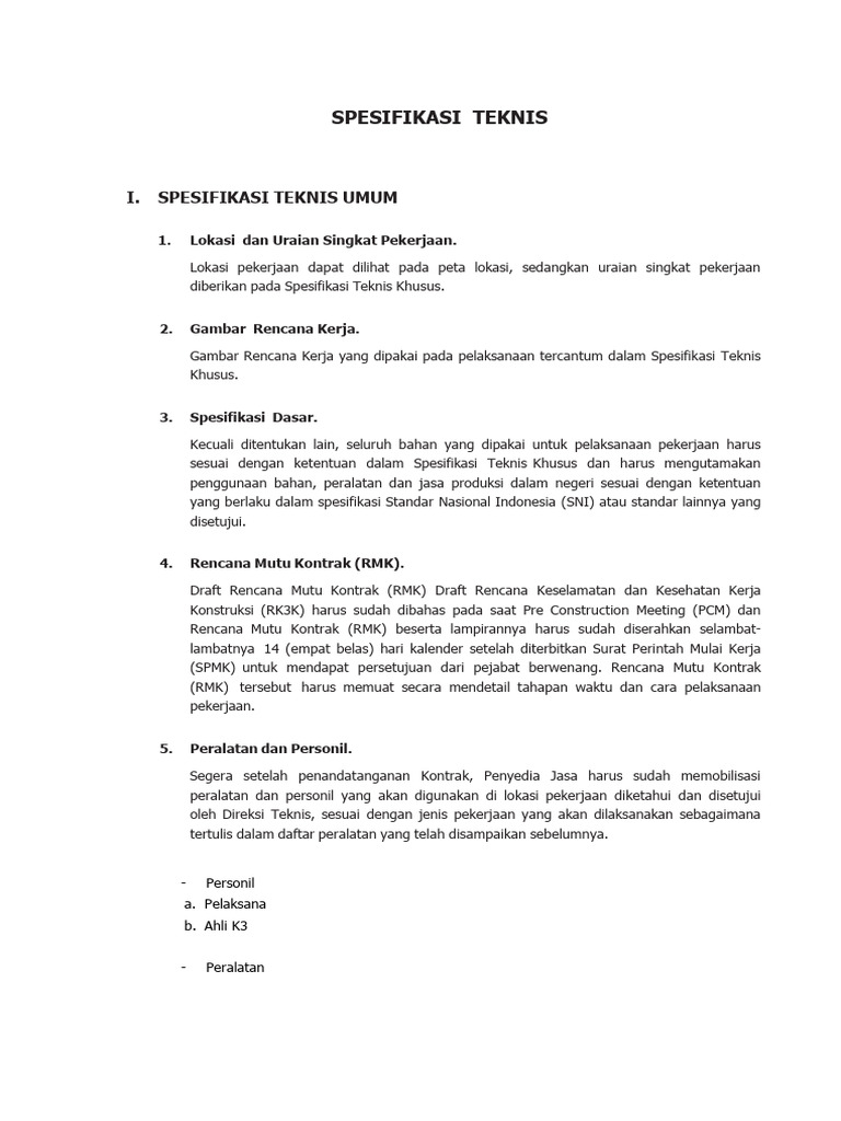 Spek Dan Gambar Serdam | PDF | Teknologi & Rekayasa