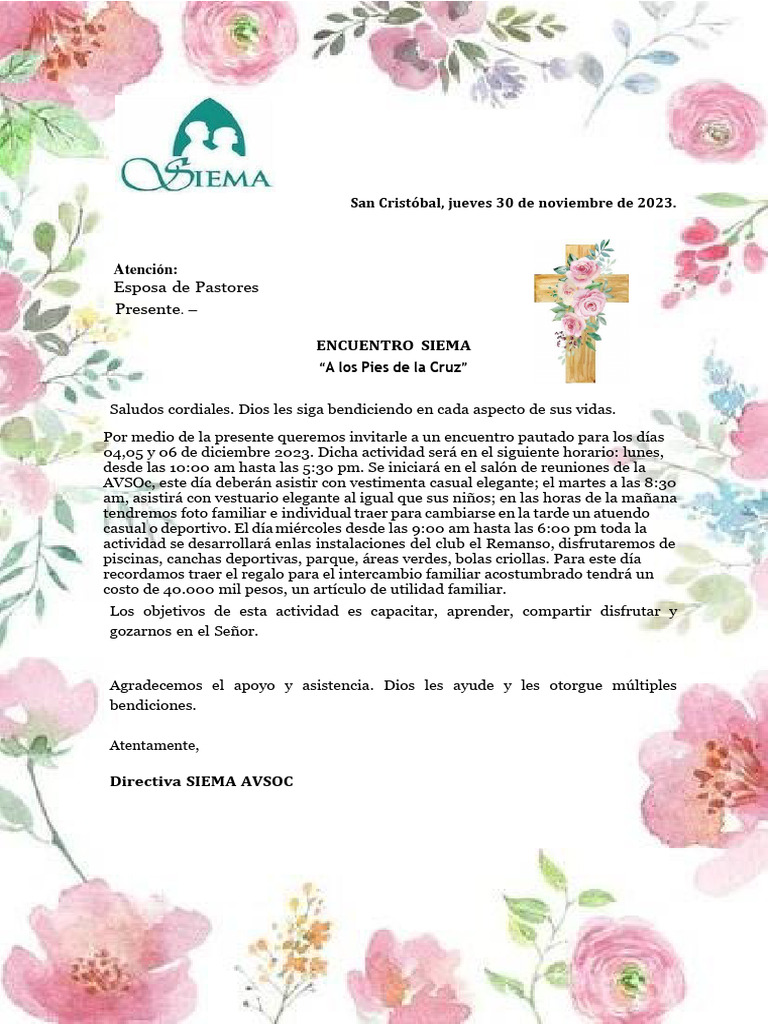 Encuentro SIEMA. 2023 | PDF