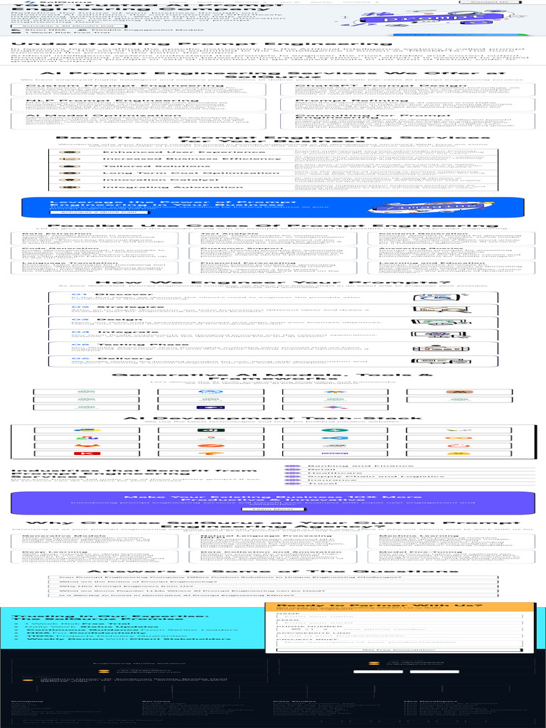 AI Prompt Engineering Services - AI Prompt Engineering Company | Download Free PDF | Artificial ...