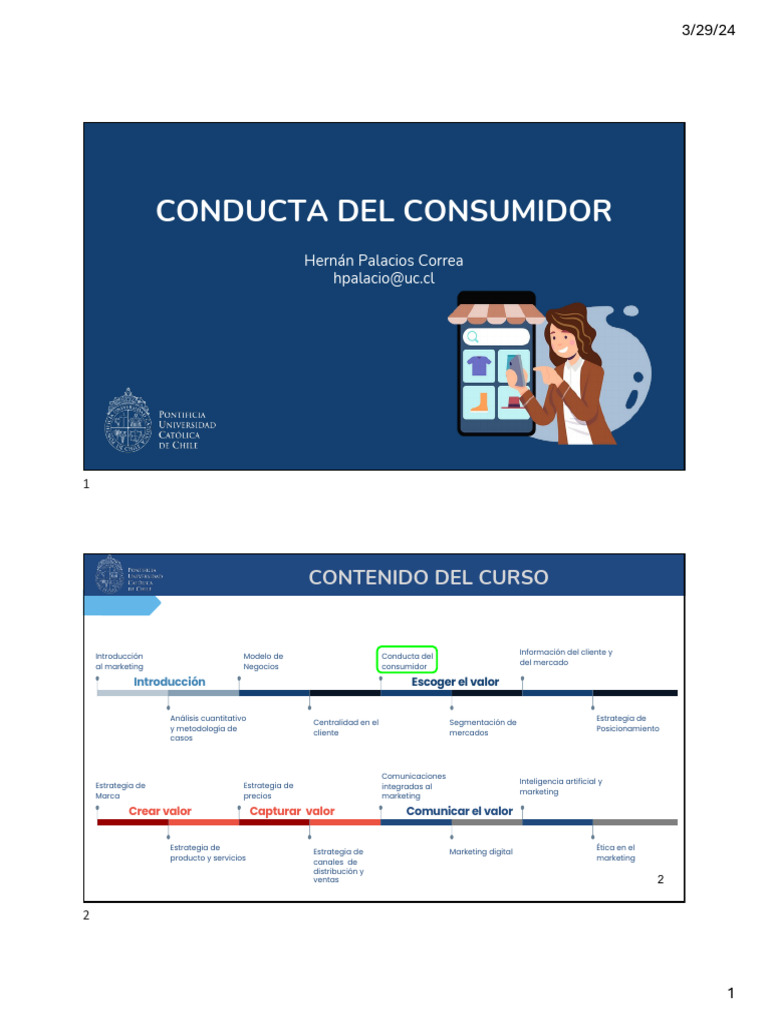 Conducta Del Consumidor | Descargar gratis PDF | Marketing | Comportamiento