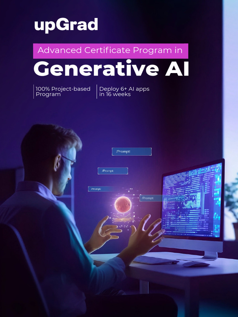 Acp Gen Ai Ds Brochure Pdf Pdf Artificial Intelligence