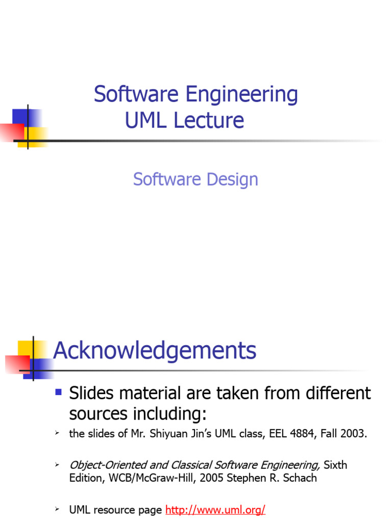 UML Lecture | PDF | Unified Modeling Language | Use Case