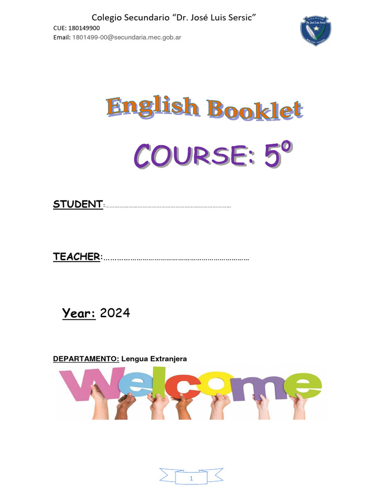 Booklet 5th 2024. SERSIC | PDF | Workweek And Weekend