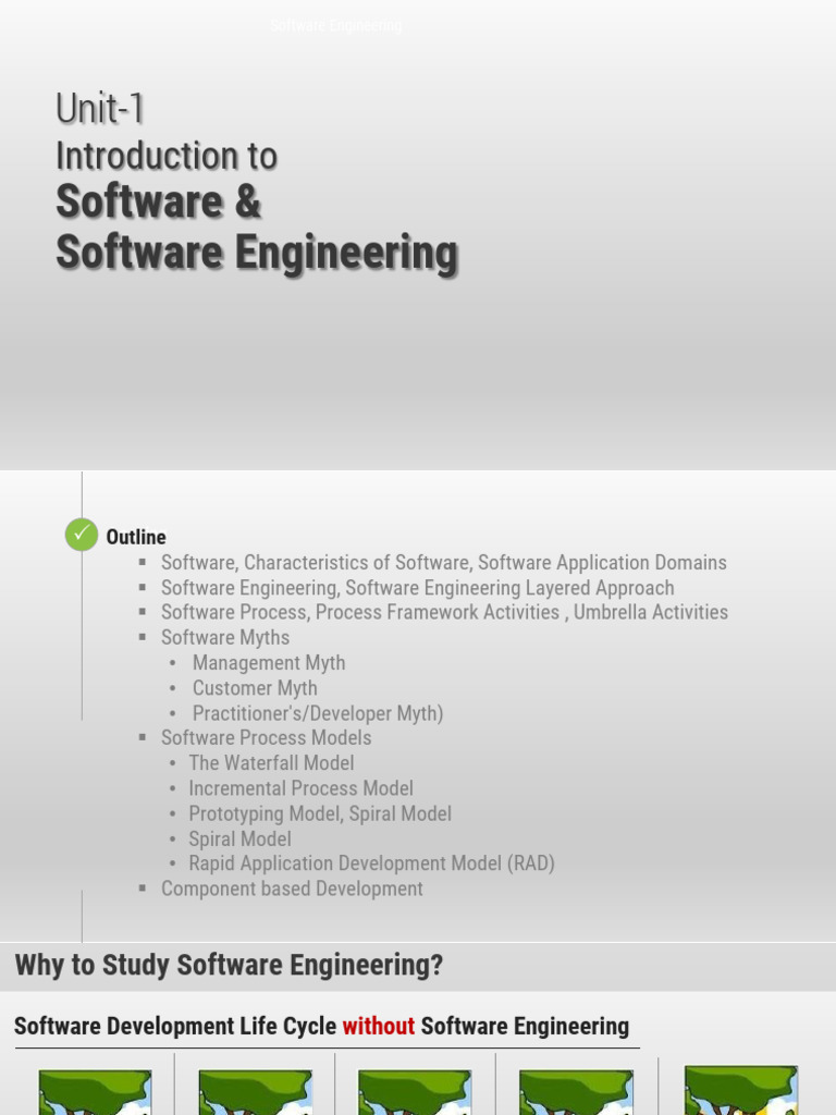 Unit 1 pptx | Download Free PDF | Software Development Process | Software Prototyping