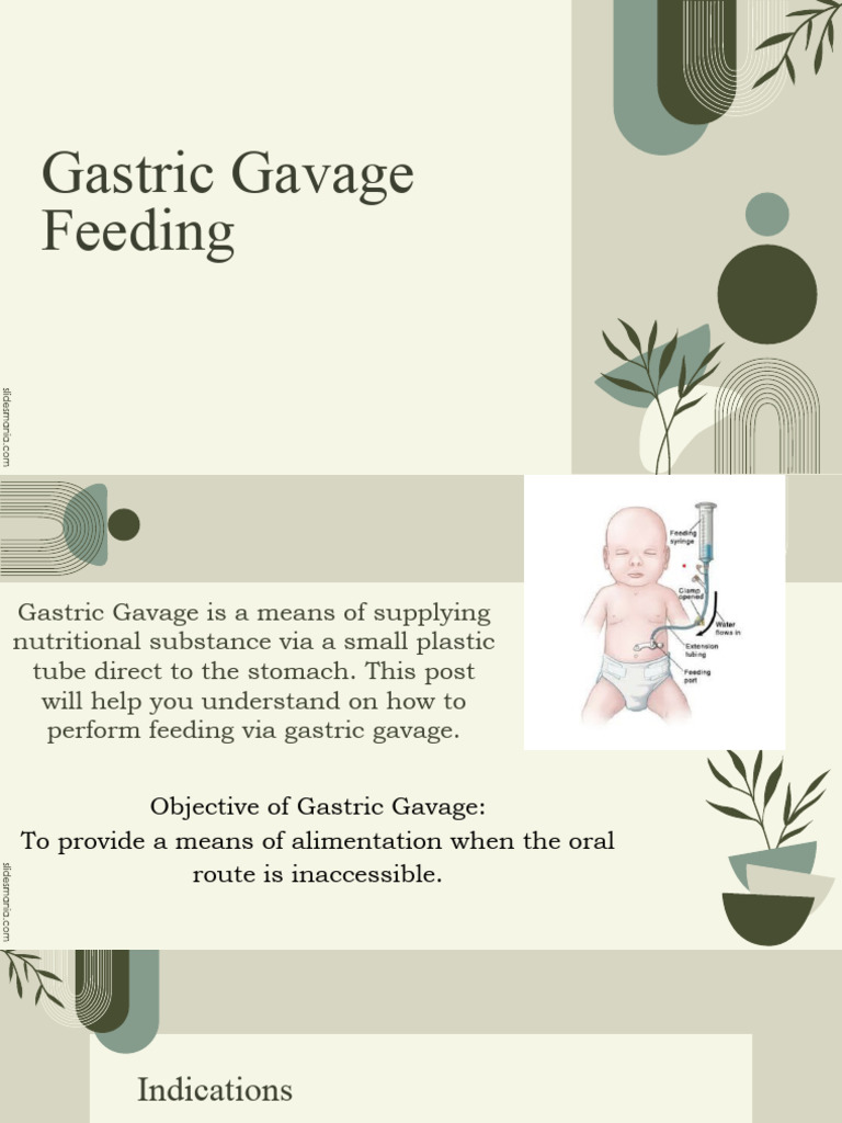 Gavage vs. Lavage: Key Differences Explained | PDF | Stomach | Medicine