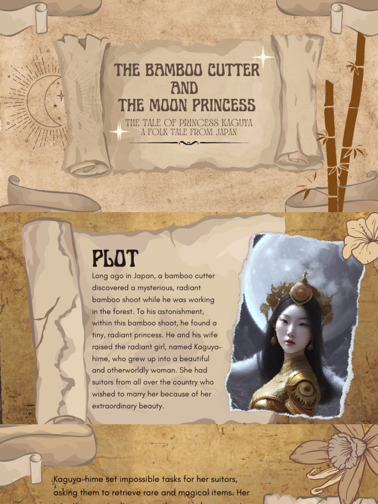 The Bamboo Cutter and The Moon Princess | PDF