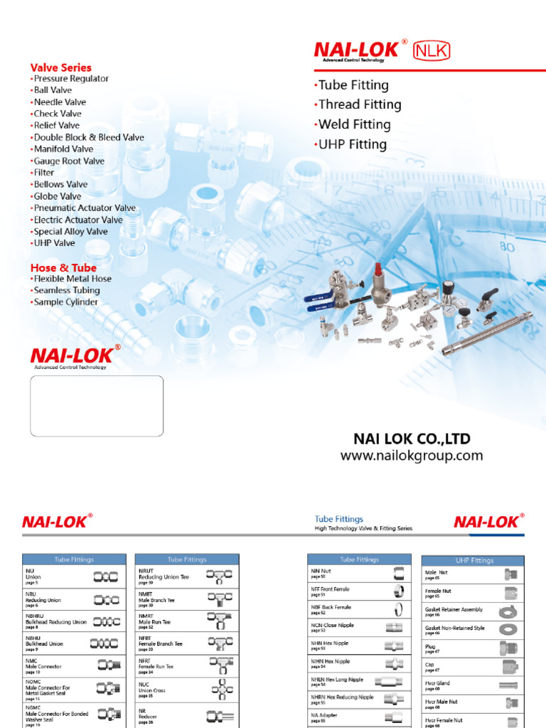 NAL-LOK-Fittings Catalog-2023 | PDF