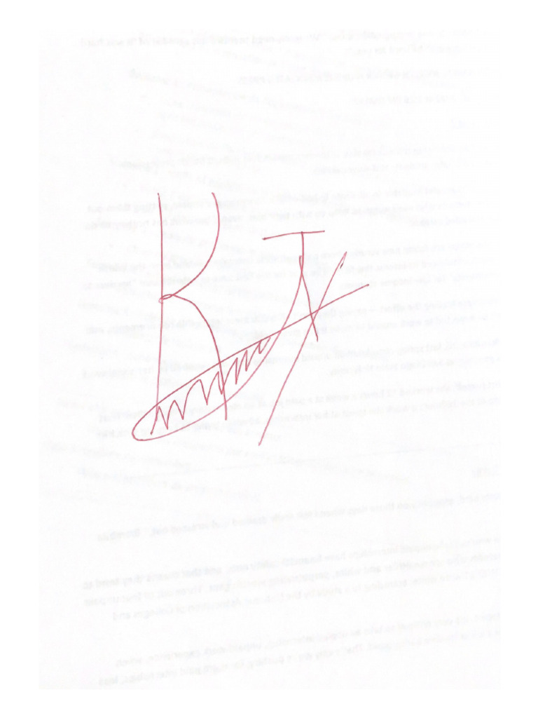 Signature Manuscrite | PDF