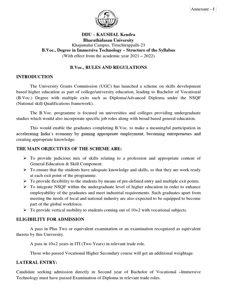 BVoc Immersive Technology 2022 2023 | PDF | Human–Computer Interaction | Conservation Biology