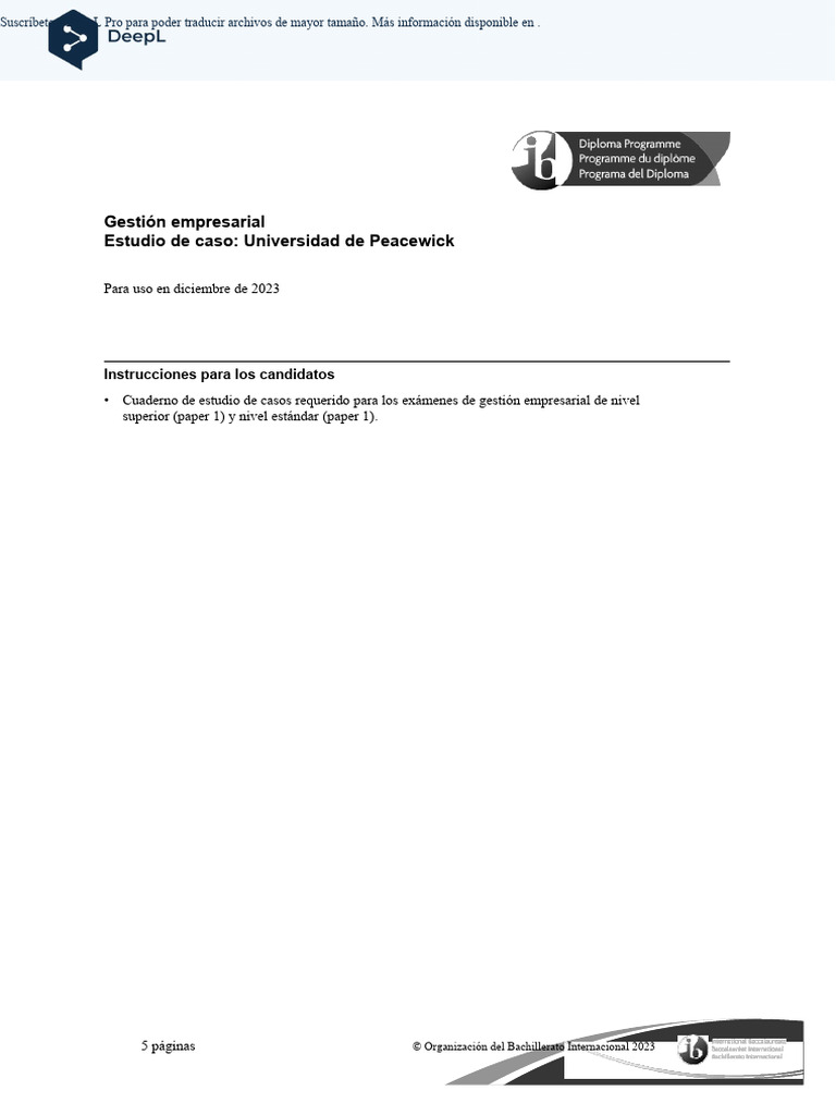 CASE STUDY - III - 2023 Es | PDF | Contaminación | Sustentabilidad