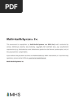 WellComm Section 3 Score Sheet Guide | PDF | Human Communication