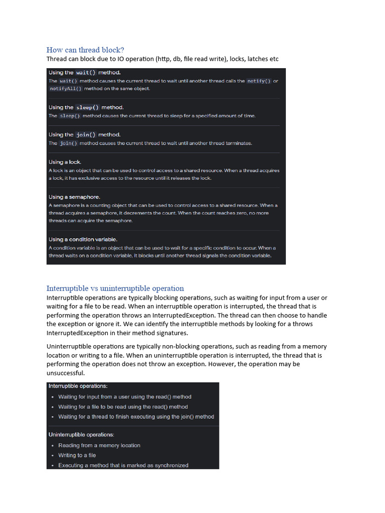 MultiThreading and Executor | PDF | Thread (Computing) | Concurrency (Computer Science)