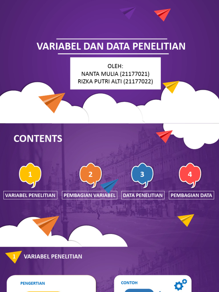 Fix PPT Metopel (Variabel & Data Penelitian) | PDF