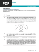 2022 AIME II Problems: Art of Problem Solving | PDF | Circle | Mathematical Concepts