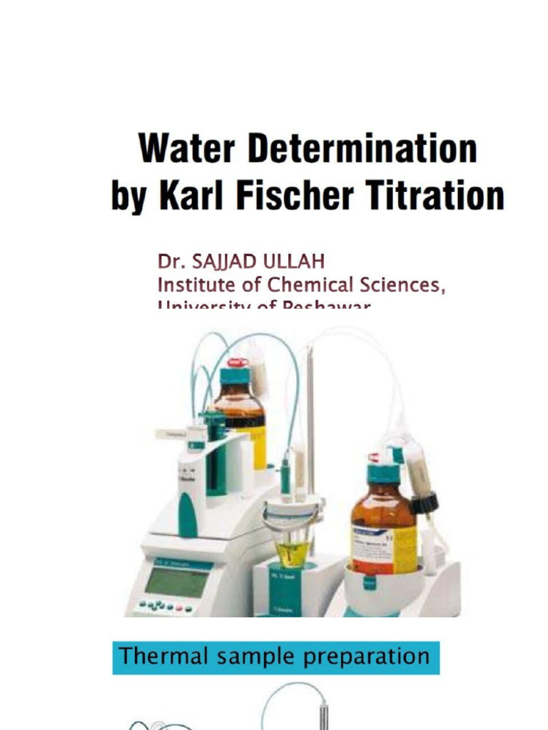 Karl Fischer Titration | PDF