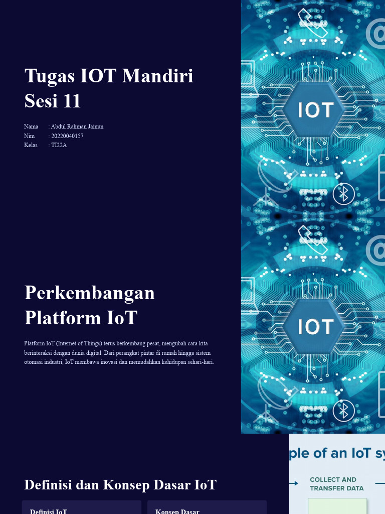 Tugas 11 Perkembangan-Platform-IoT_Abdul Rahman Jainun | PDF