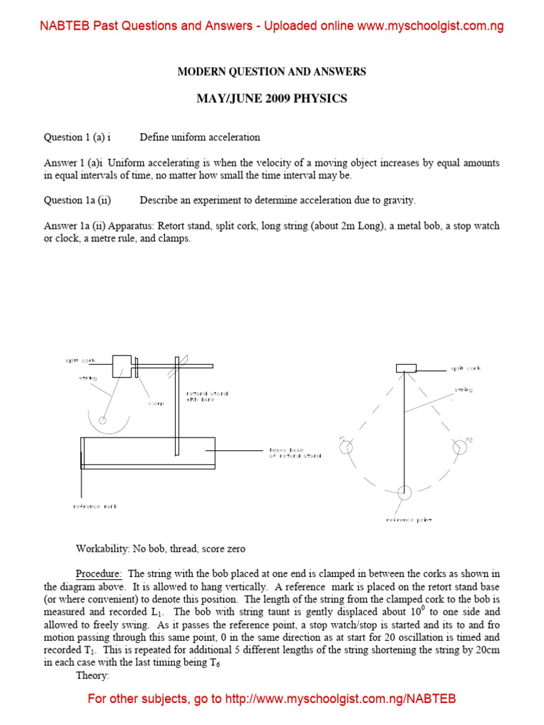Physics Q&A: Uniform Acceleration & Gravity | PDF | Capacitance | Capacitor
