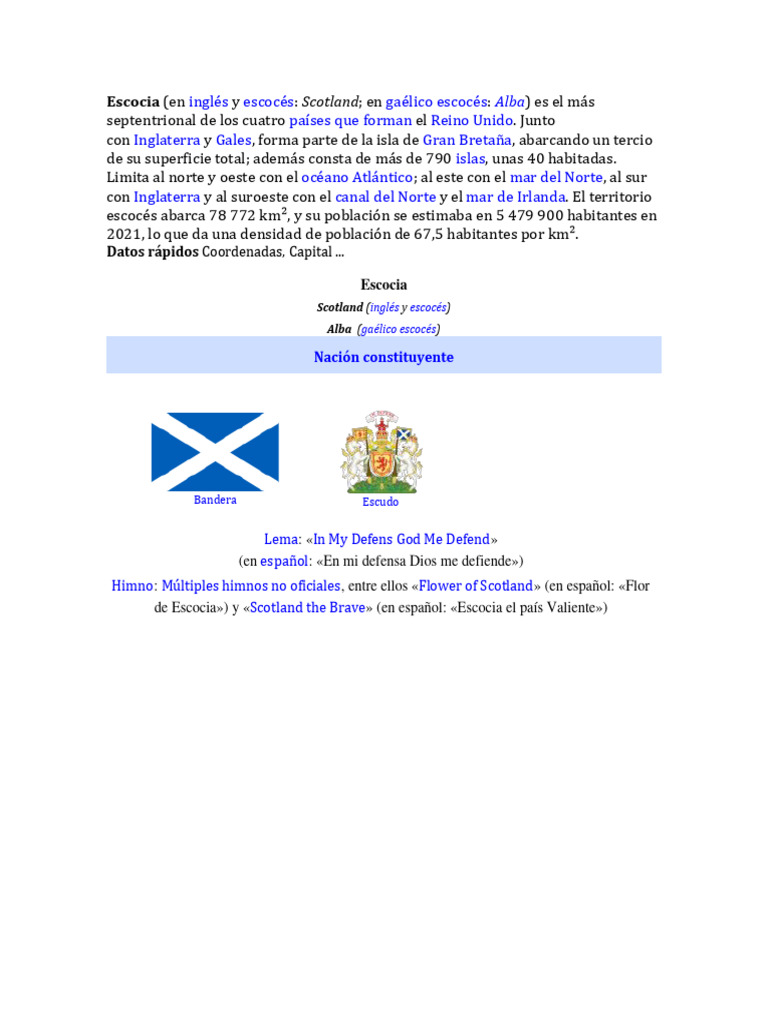 Escocia | PDF | Escocia | Reino Unido