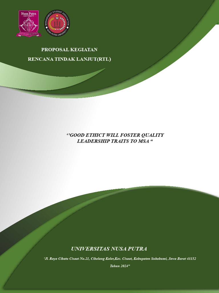 Proposal Kegiatan RTL | PDF