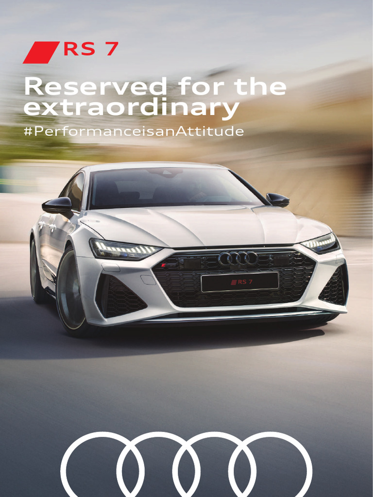 Audi-RS7-Sportback-2022-ME | PDF | Audi | Luxury Vehicles