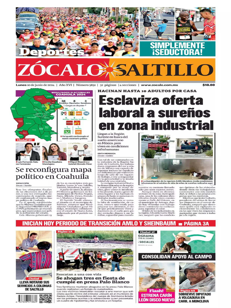 Zócalo Saltillo 10 Jun 2024 | PDF