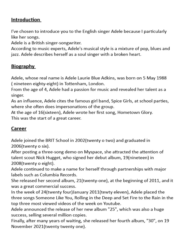 expose adele | PDF | Adele | Popular Music