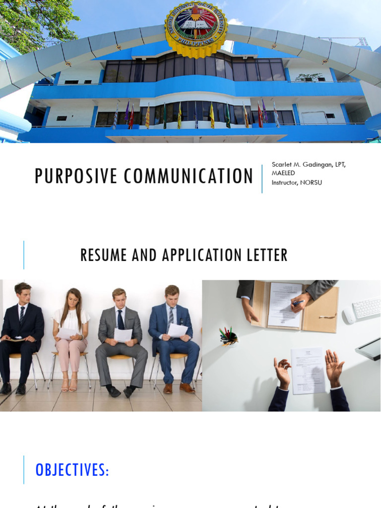 APPLICATION - RESUME With Samples Autosaved | PDF | Résumé