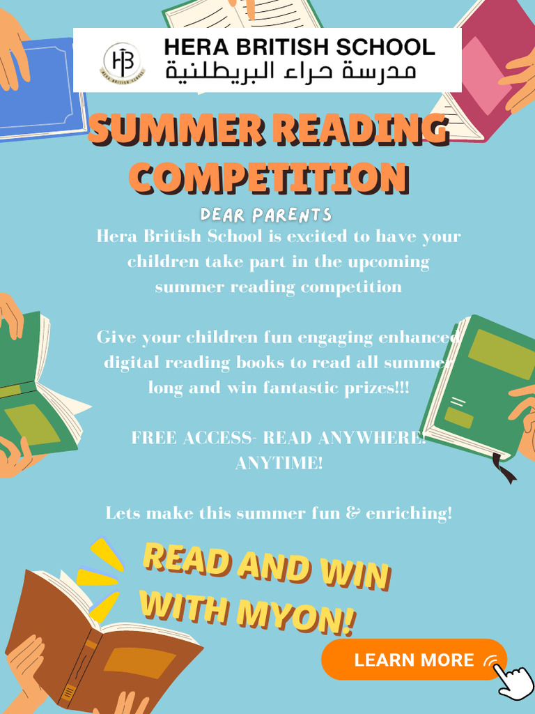 Purple Reading Book Motivation School Poster | PDF