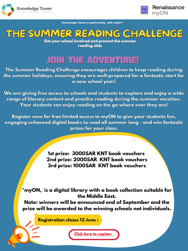 The Summer Reading Challenge Flyer | PDF | Home & Garden