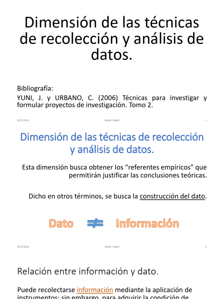 Dimensión de las técnicas de recolección de datos | Descargar gratis ...