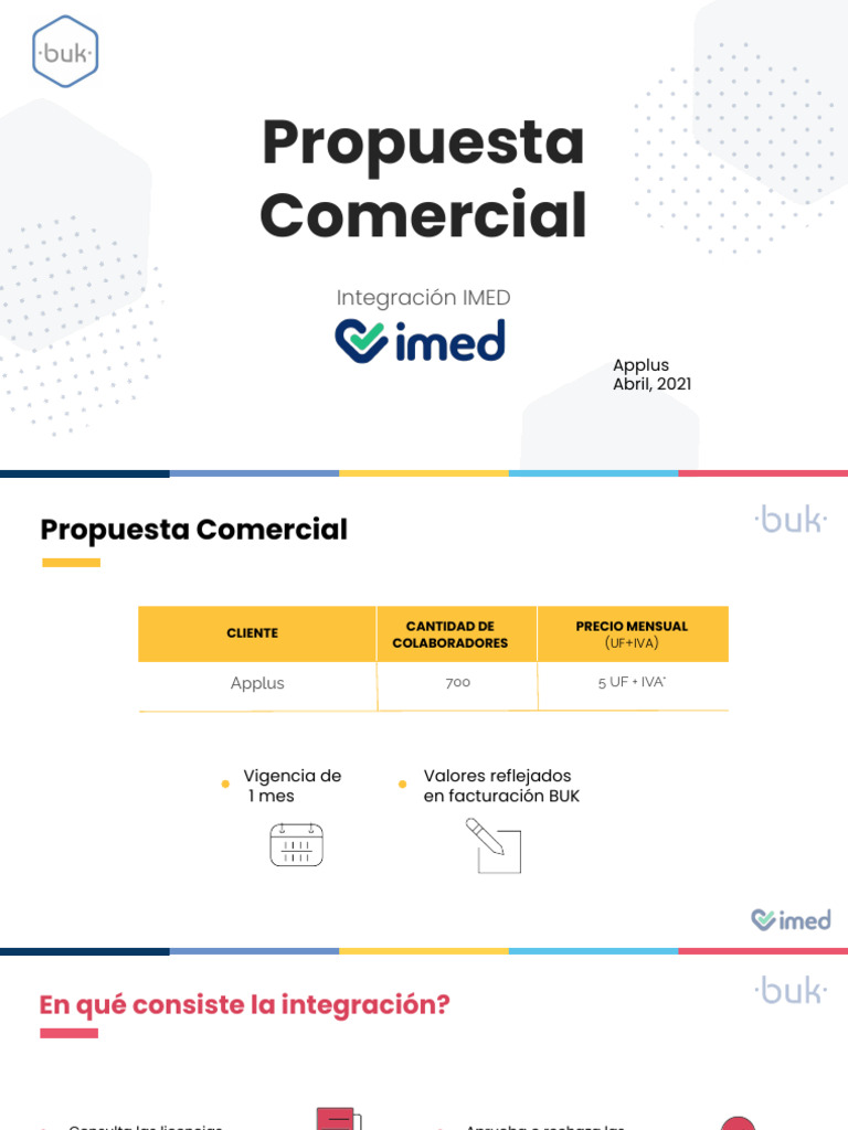 Propuesta Integración IMED | PDF