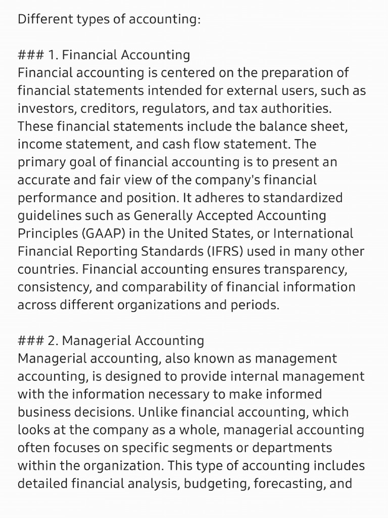 Different Types of Acc | PDF