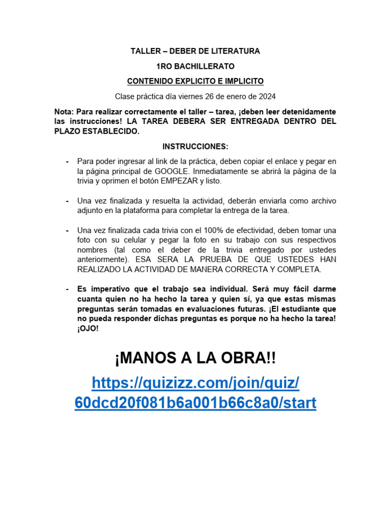Contenido Explicito e Implicito | PDF | Crecimiento personal y profesional