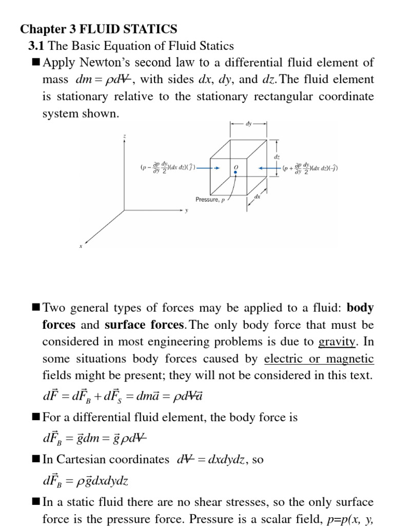 Chap 3 | PDF | Buoyancy | Pressure